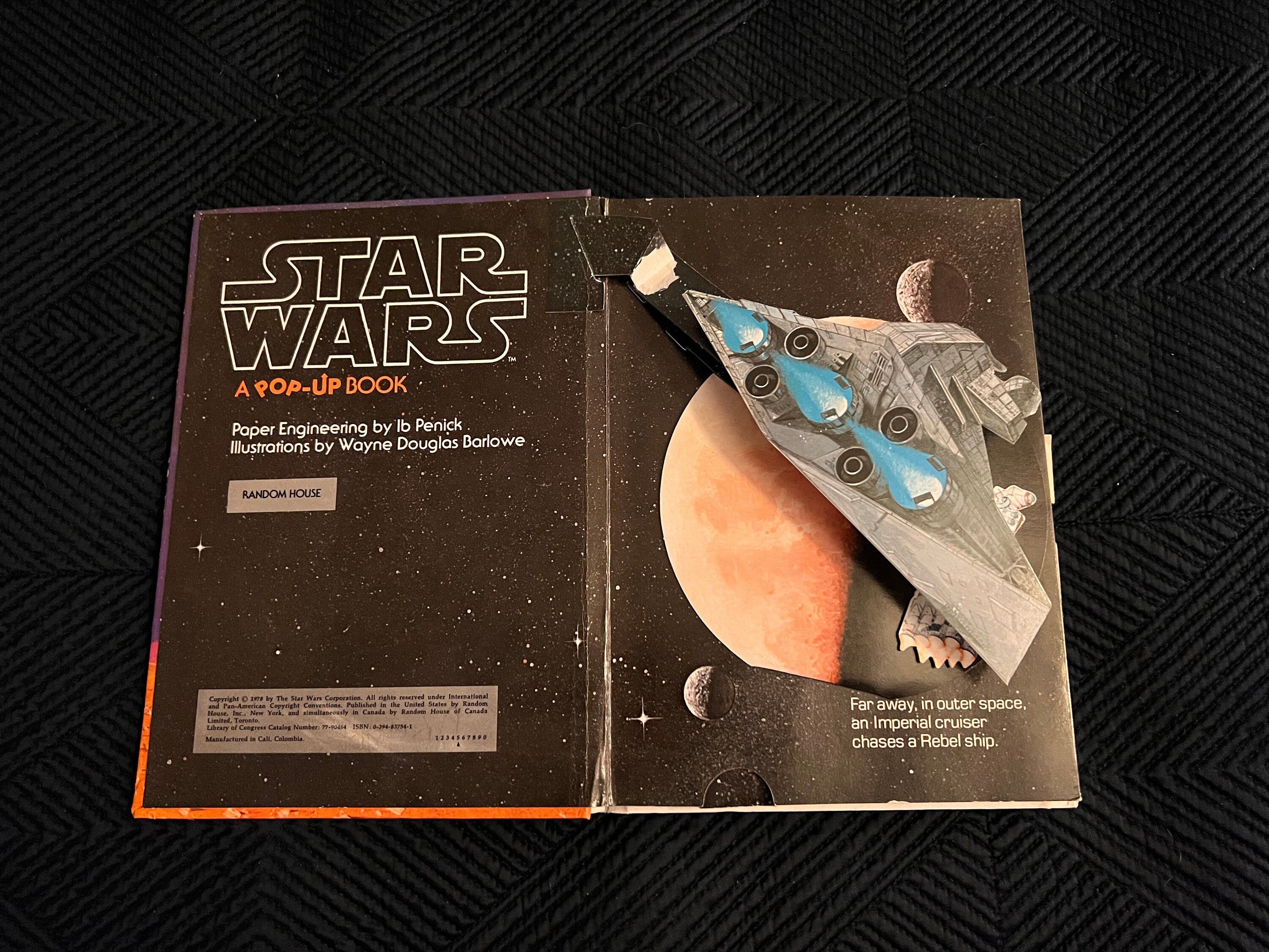RARE Star Wars A Pop-up Book - Etsy