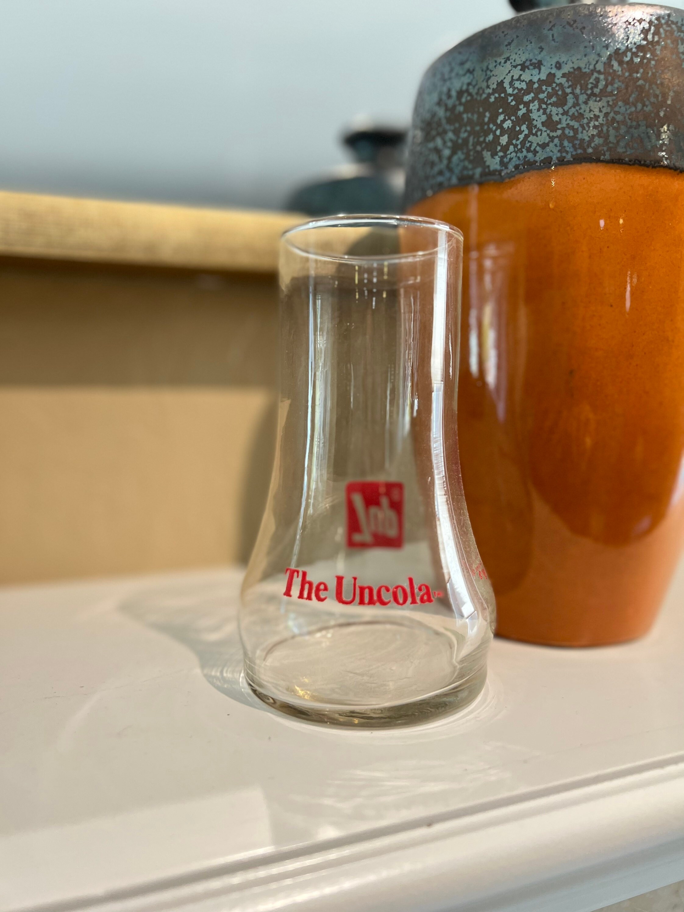 Vintage Upside Down 7-up Glass - Etsy