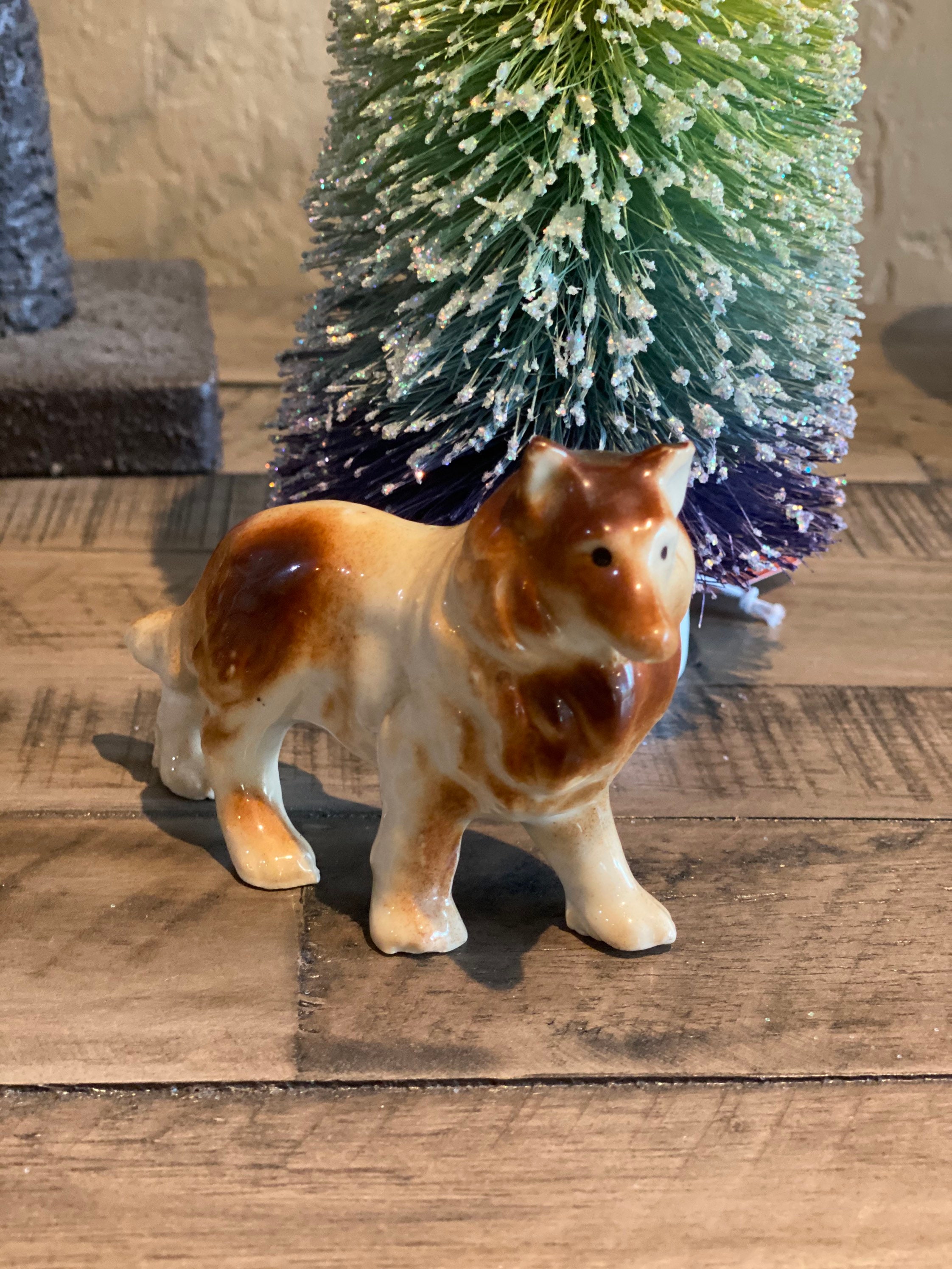 Vintage Dog Laddie Collie Figurine Dog Figurine - Etsy