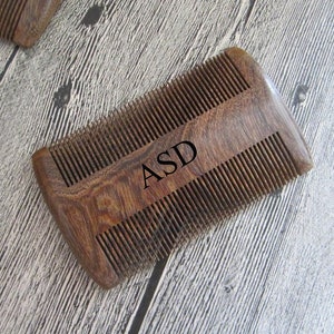 Sandalwood Personalized Comb,engraved Wood Comb,custom Wooden Comb ...
