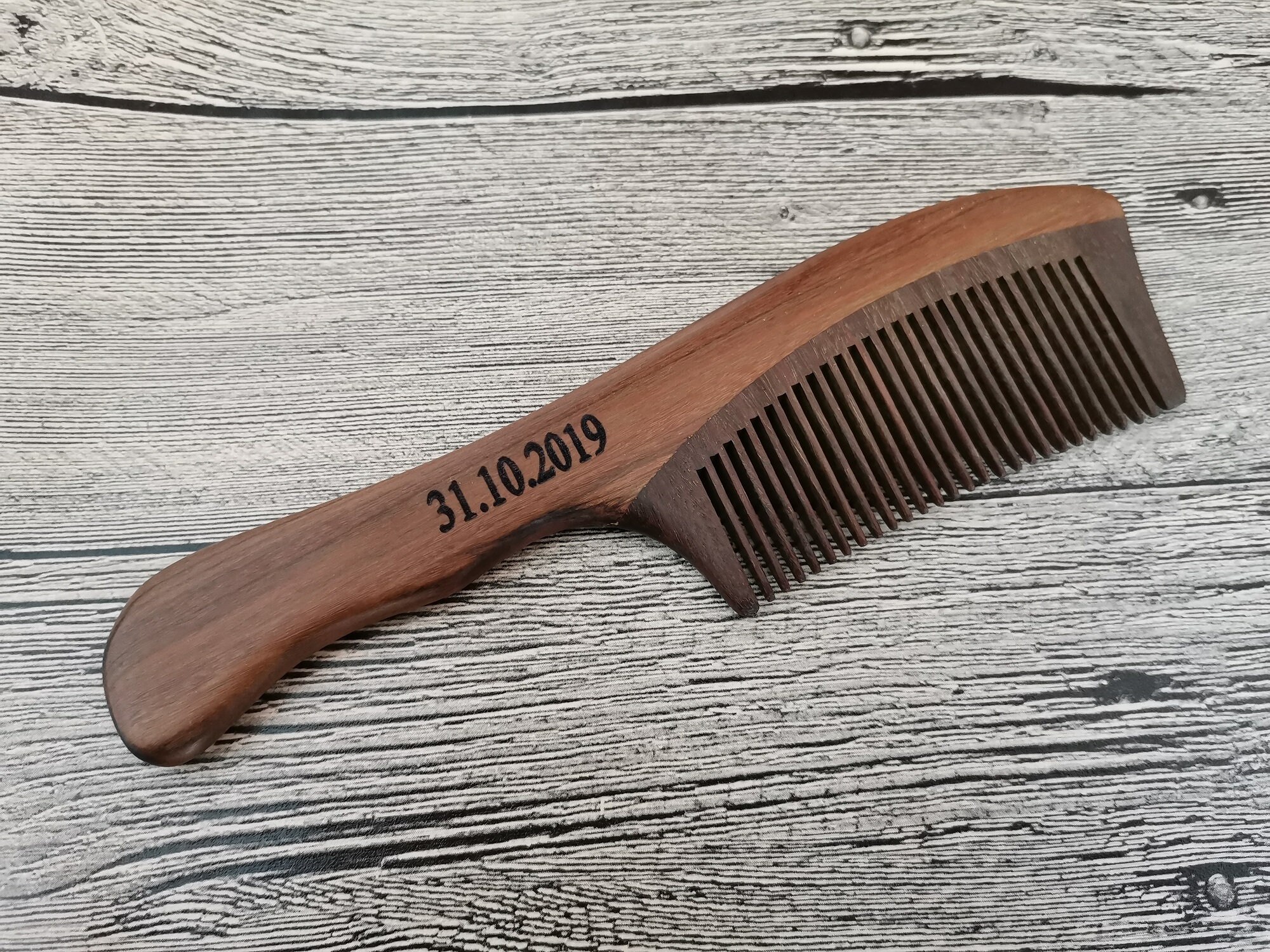 Personalized Comb,custom Wooden Comb,hair Comb,sandalwood Comb,engraved ...