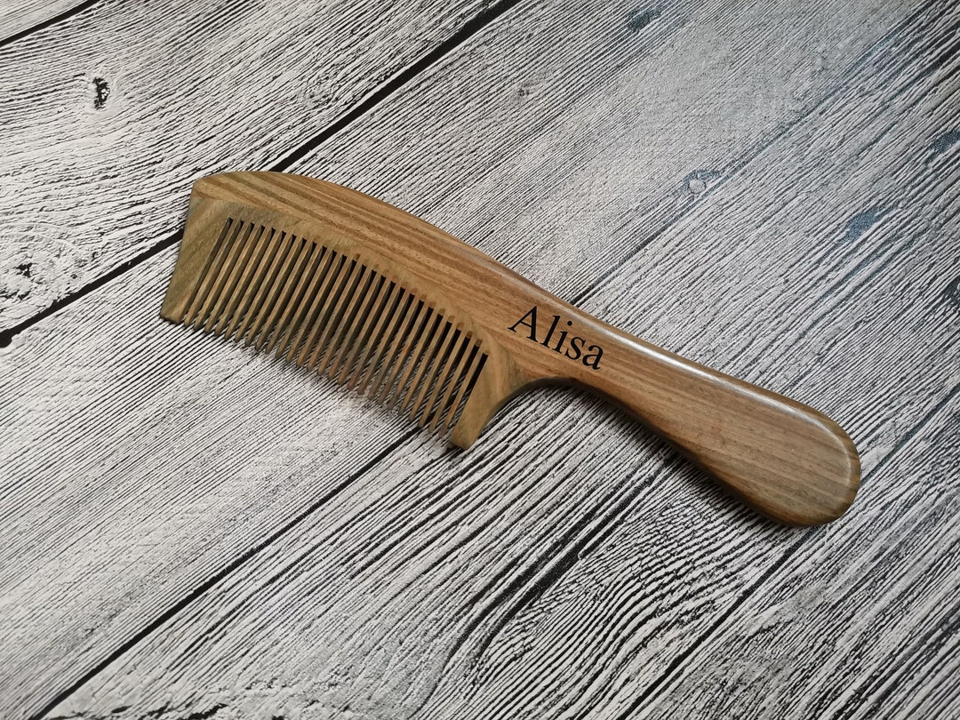 Custom Wooden Comb,personalized Comb,engraved Comb,hair Comb,sandalwood ...