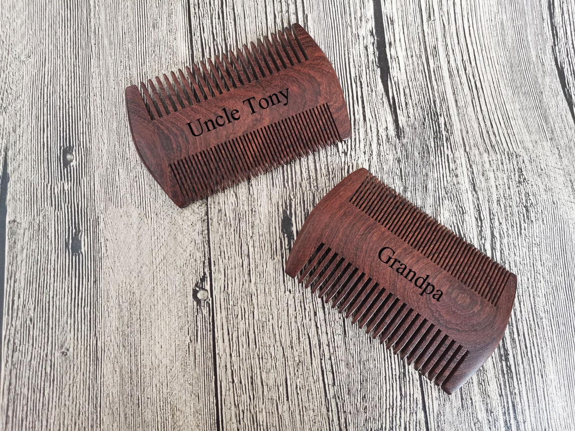 Sandalwood Personalized Comb,engraved Wood Comb,custom Wooden Comb ...