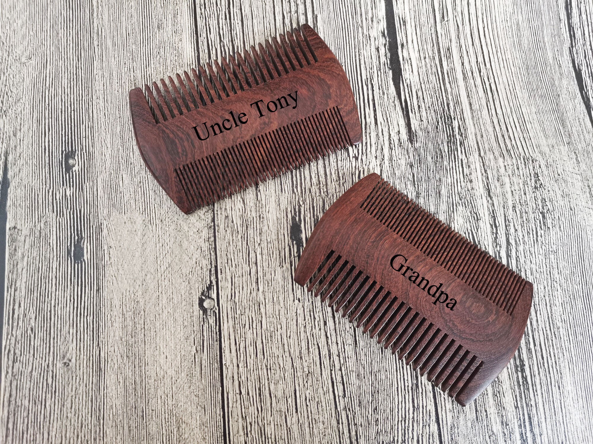 Sandalwood Personalized Comb,engraved Wood Comb,custom Wooden Comb ...
