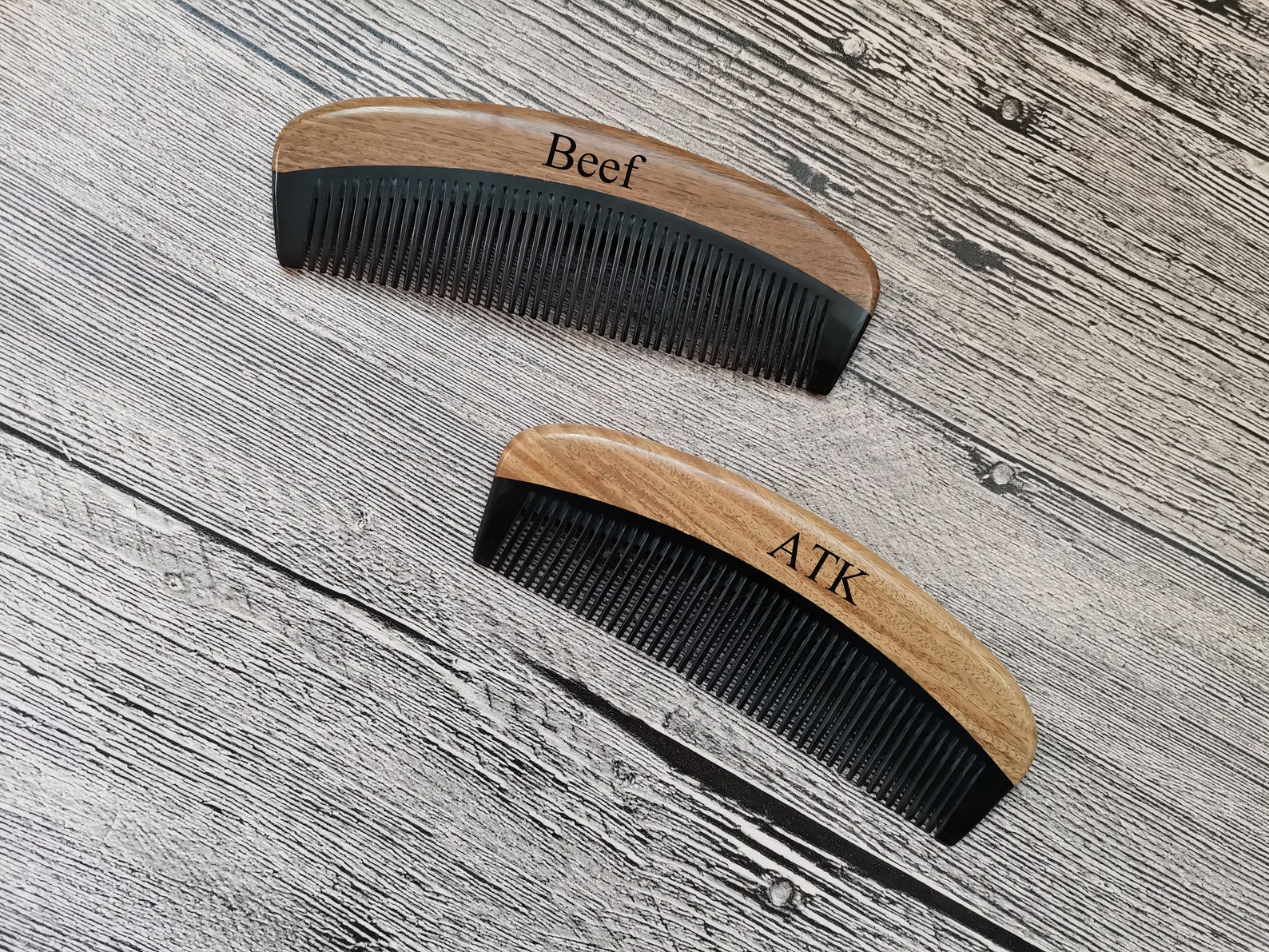 Personalized Comb,natural Horn Comb,engraved Comb,custom Wooden Comb ...