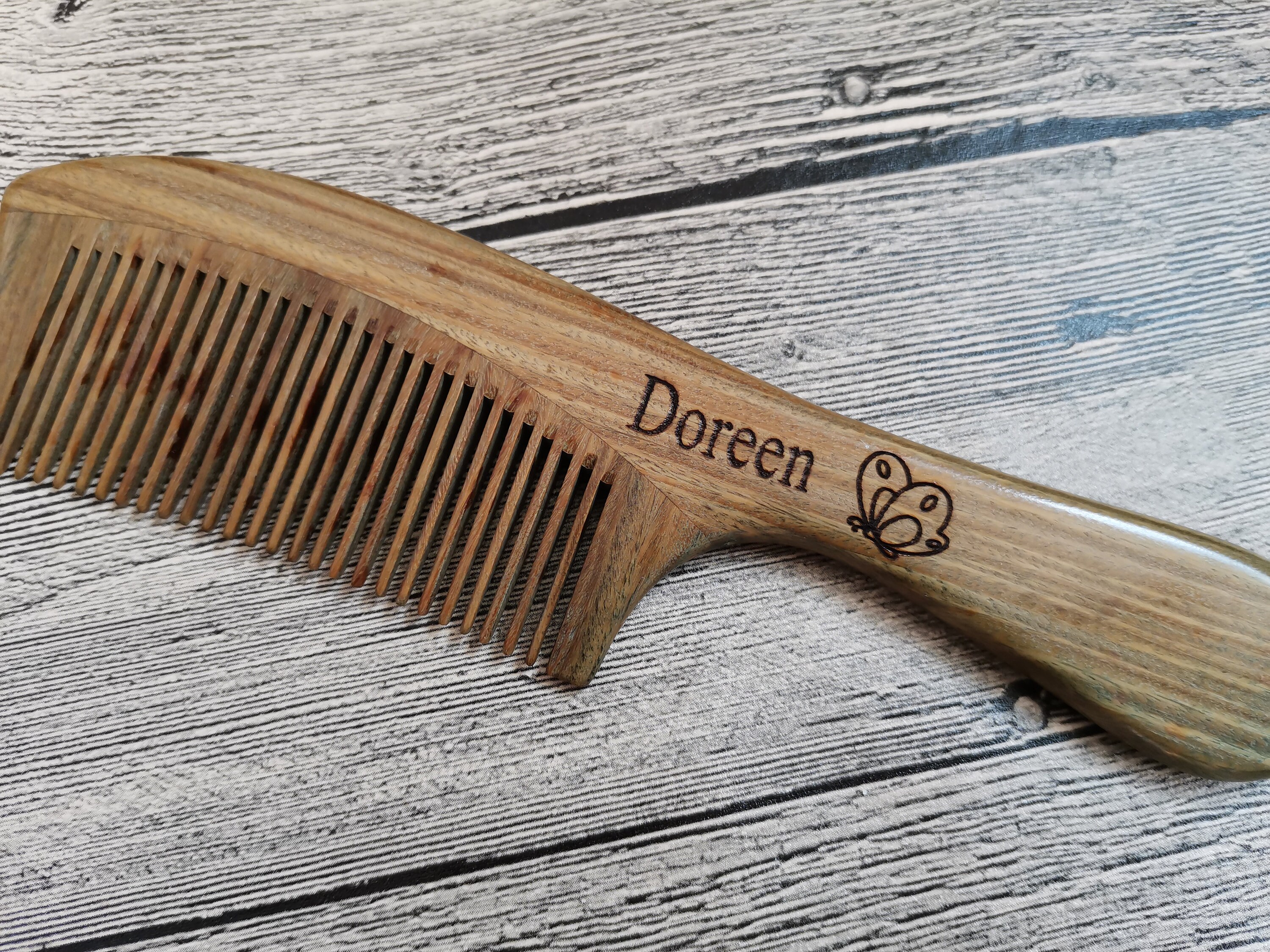Custom Wooden Combpersonalized Combengraved Combhair - Etsy
