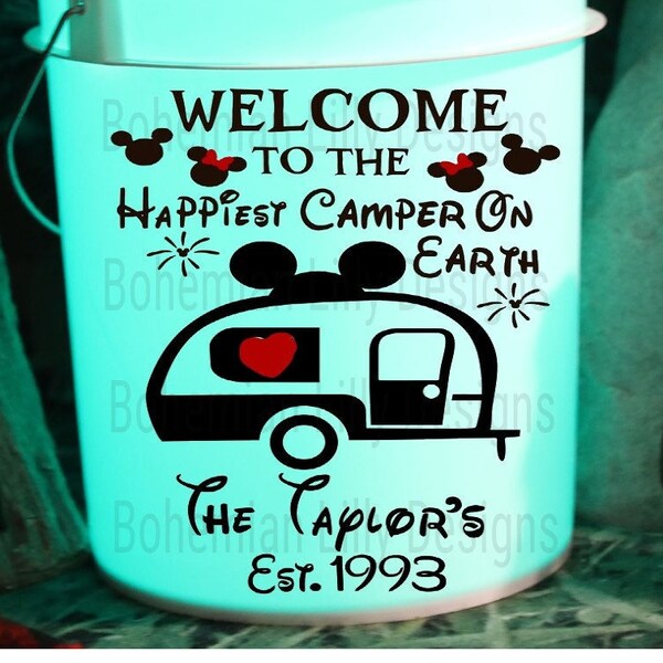 Camping Decals for Camper - Etsy