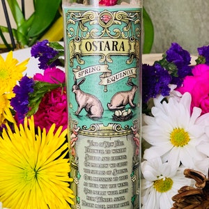 Ostara ~ Spring Equinox Candle - Etsy