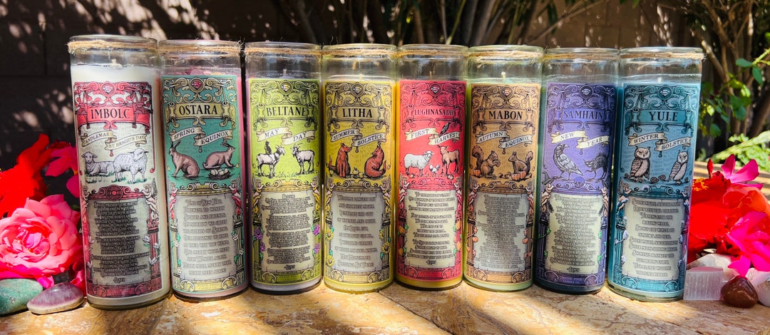 Wheel of the Year Candle Set - Etsy