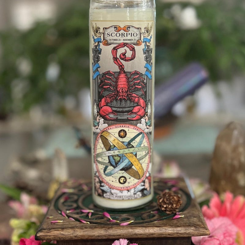 Scorpio Candle - Etsy