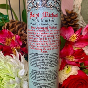 St. Michael Candle Archangel Michael Candle - Etsy