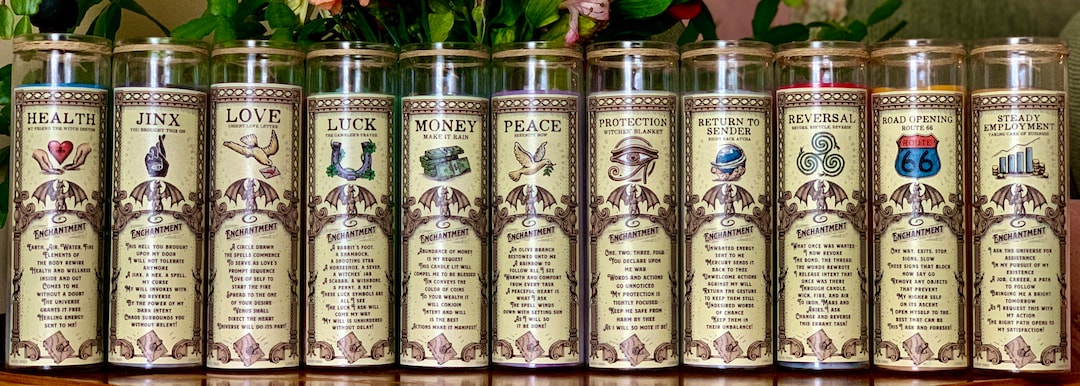 Mystic Enchantment Candles - Etsy