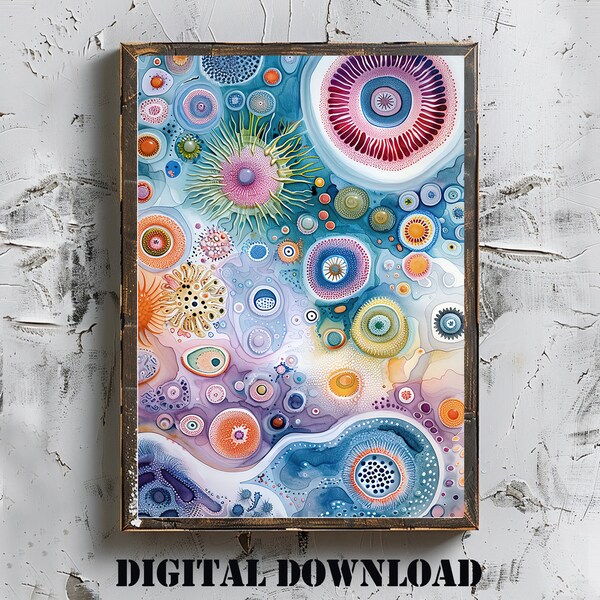 Human Cell Art - Etsy