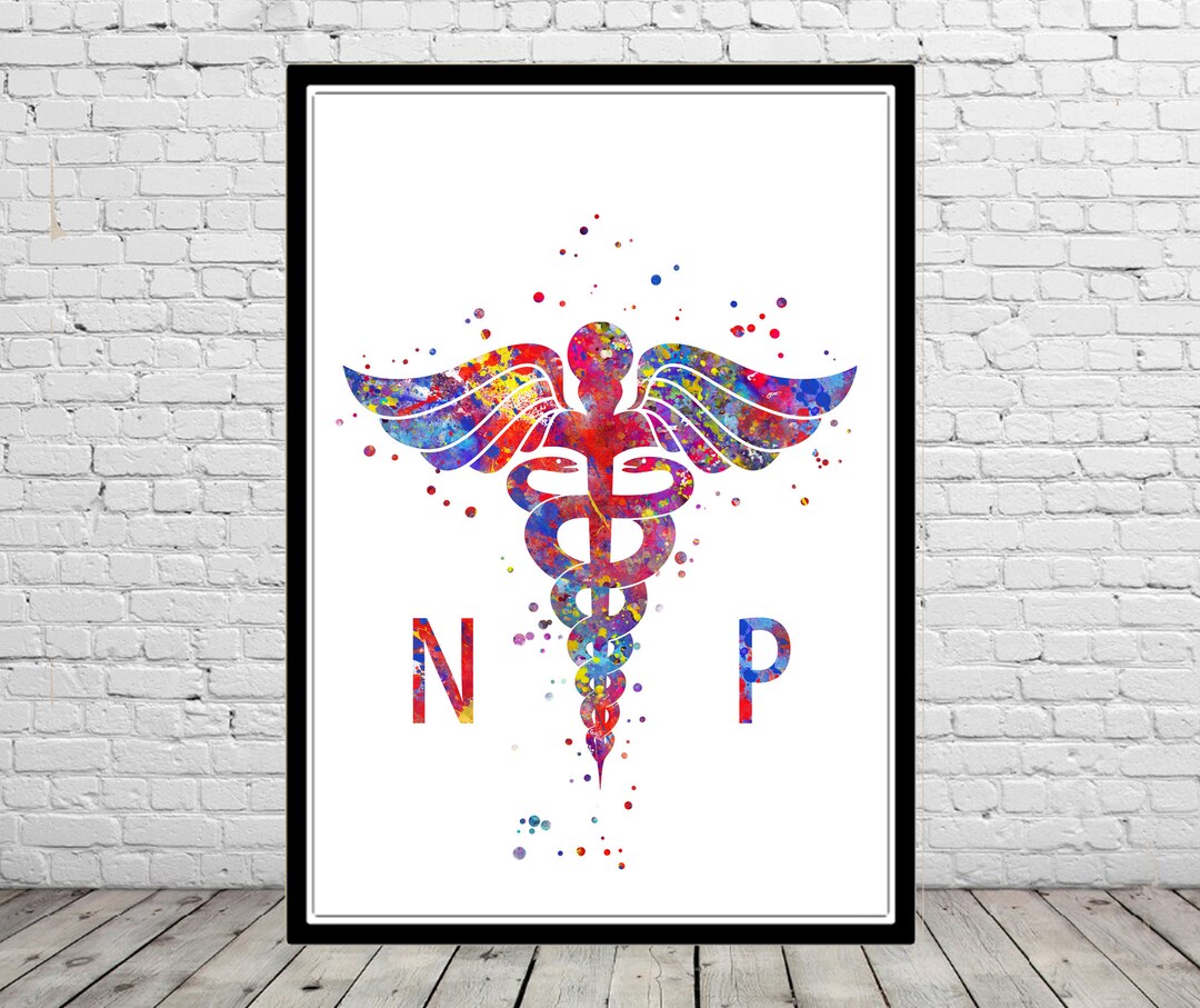 Nurse Practitioner Caduceus Nurse Practitioner Nurse - Etsy