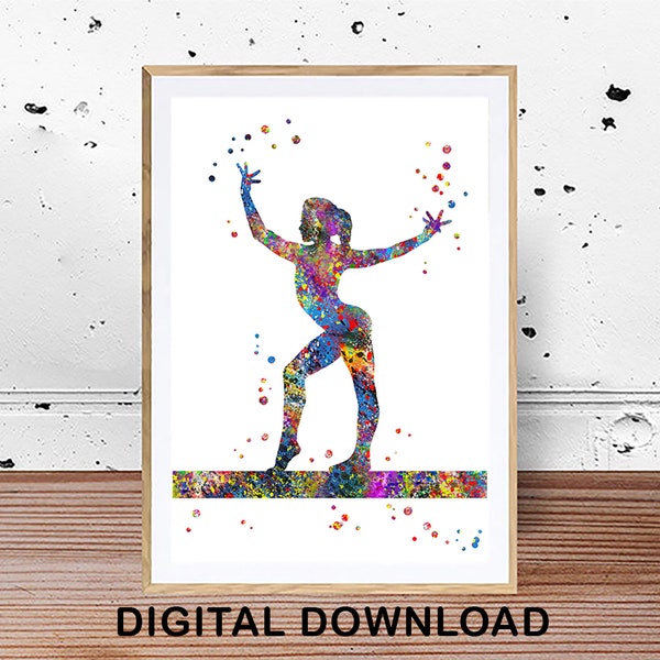 Gymnastics Wall Art - Etsy
