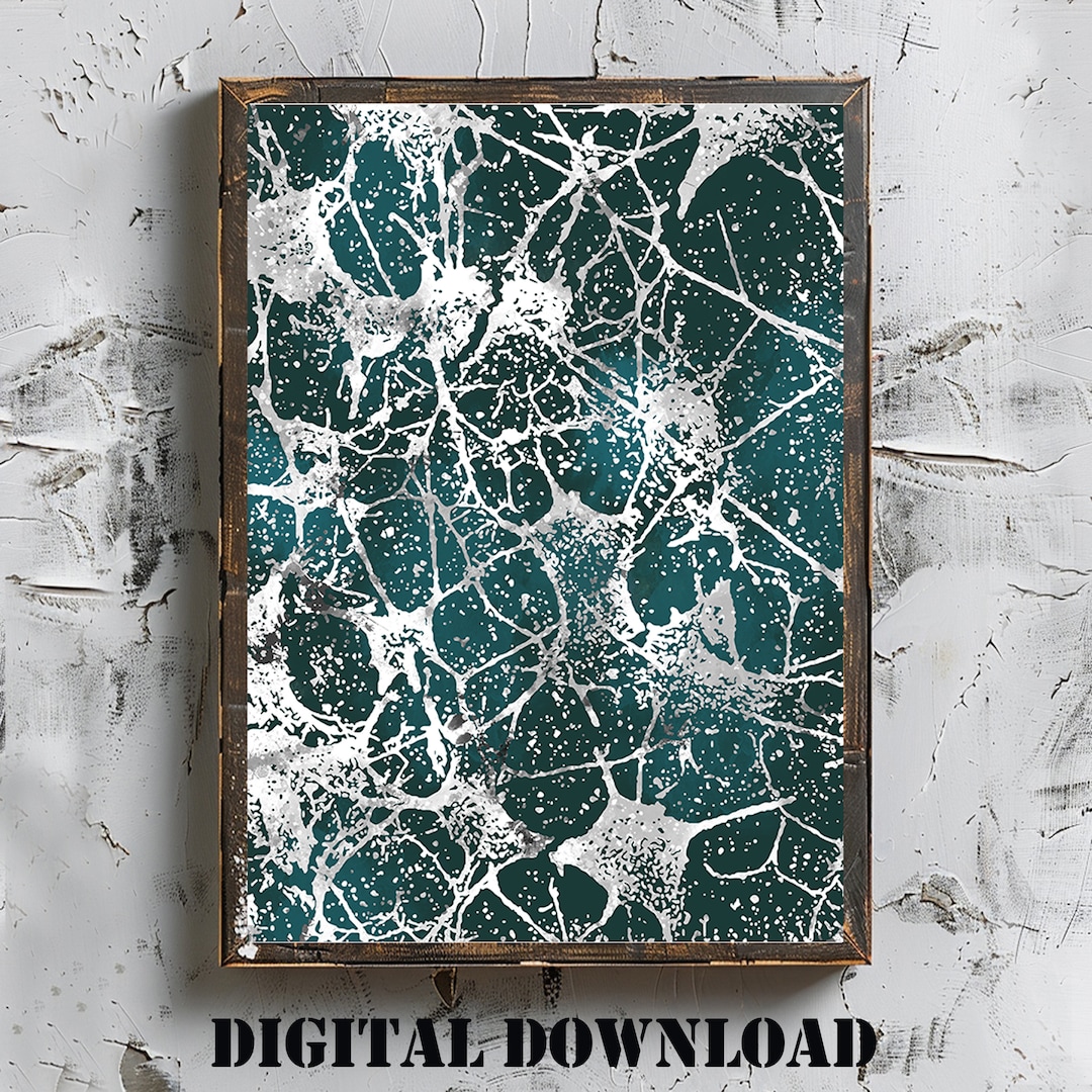 Neural Network Watercolor Print Medical Art Medical Office Decor Human ...