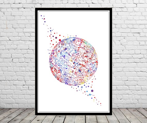 Earth Circuit Board Circuit Ball Circuit Board Circuit | Etsy