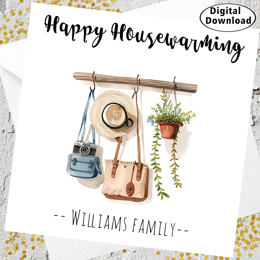 Happy New Home Personalized Card Congratulations on Your First Home ...