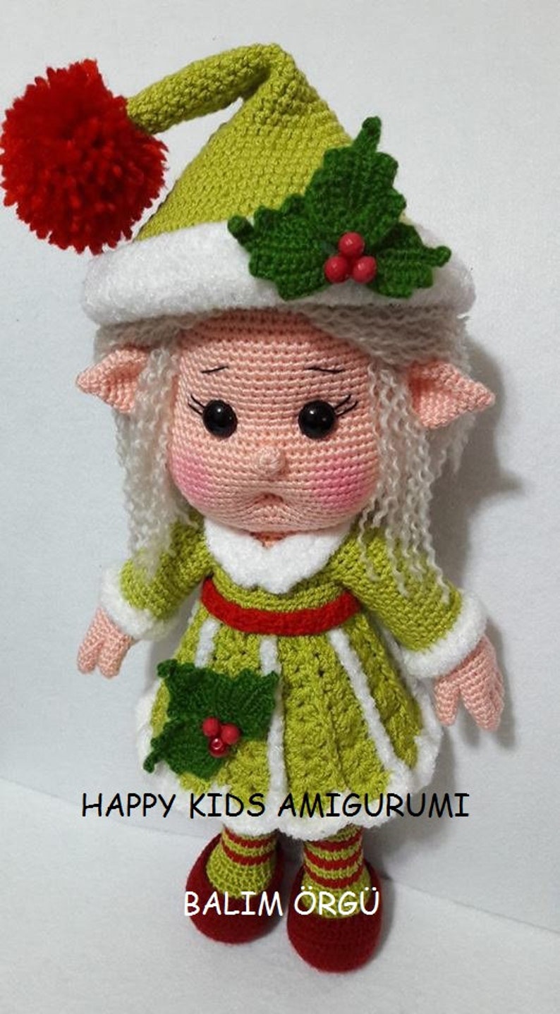 Cute Little Miss Elf-amigurumi Crochet Pattern-pdf - Etsy