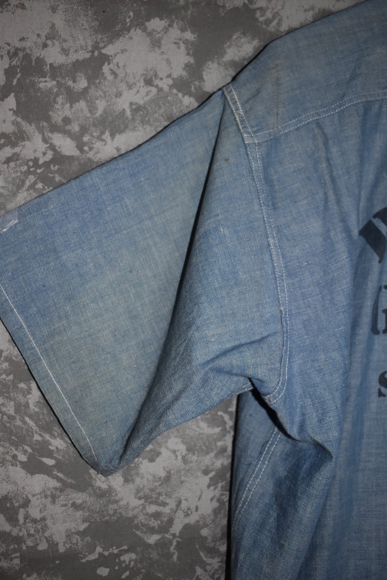 1960's Men's Georgia State Prison Uniform Shirt | Etsy