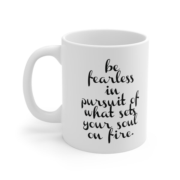 Fearless Coffee Mug - Etsy