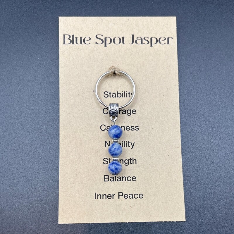 Gemstone Keychain - Etsy