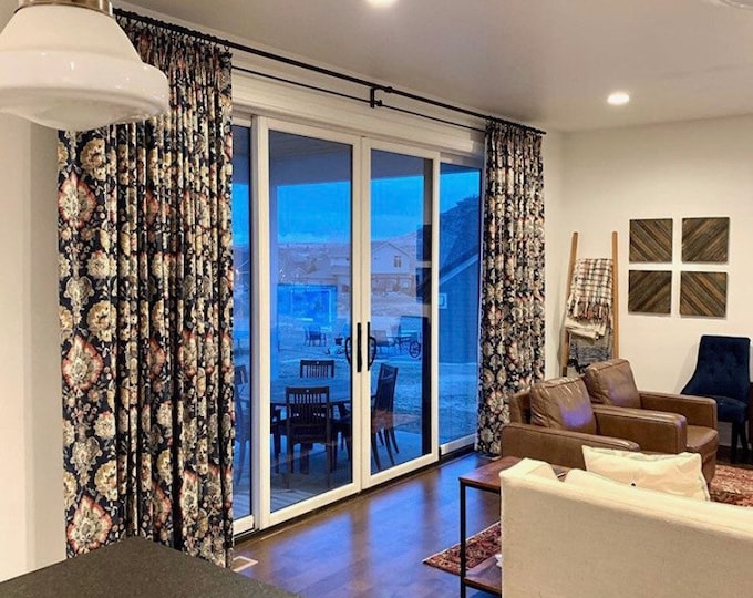 Custom Drapery Customer Own Fabric Flat Panel Pinch - Etsy