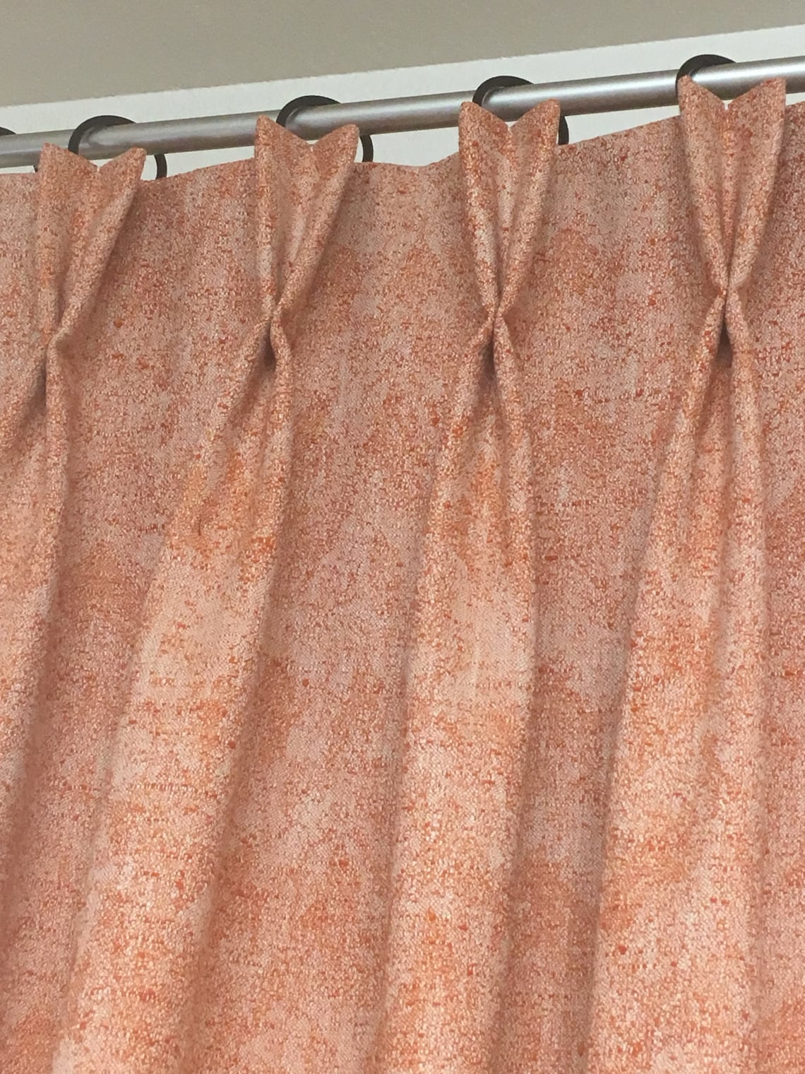 Custom Drapery Customer Own Fabric Flat Panel Pinch - Etsy