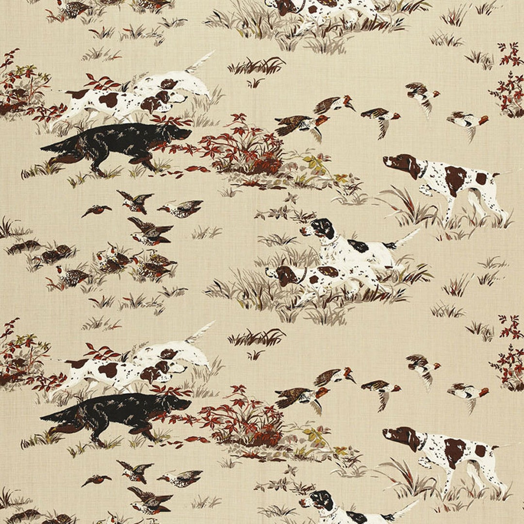 Schumacher Pointers Fabric by the Yard - Etsy