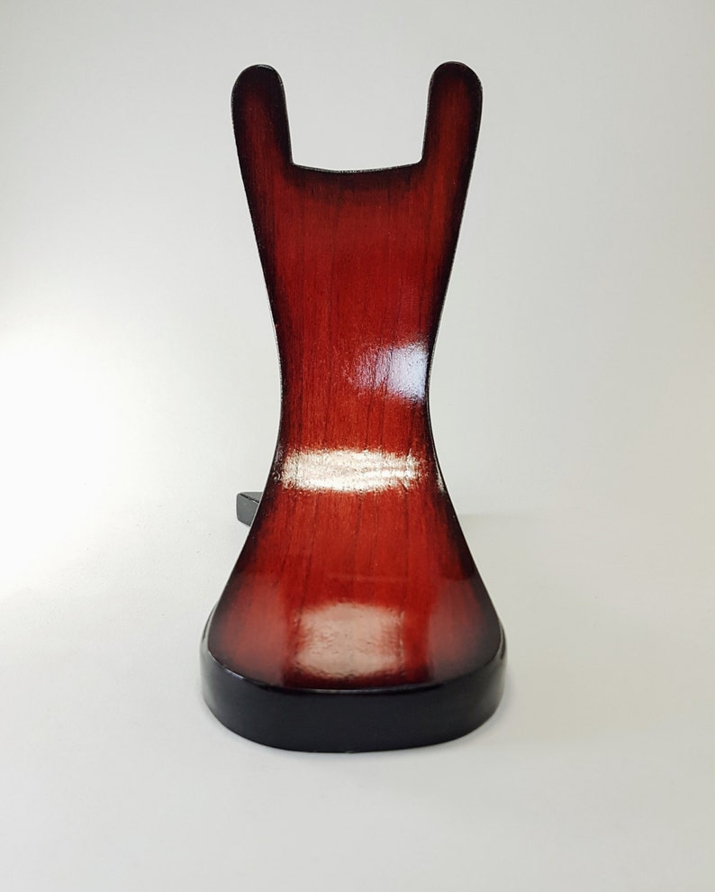 Red Burst Wood Razor Stand, Cherry Razor Stand, Razor Holder, Safety ...