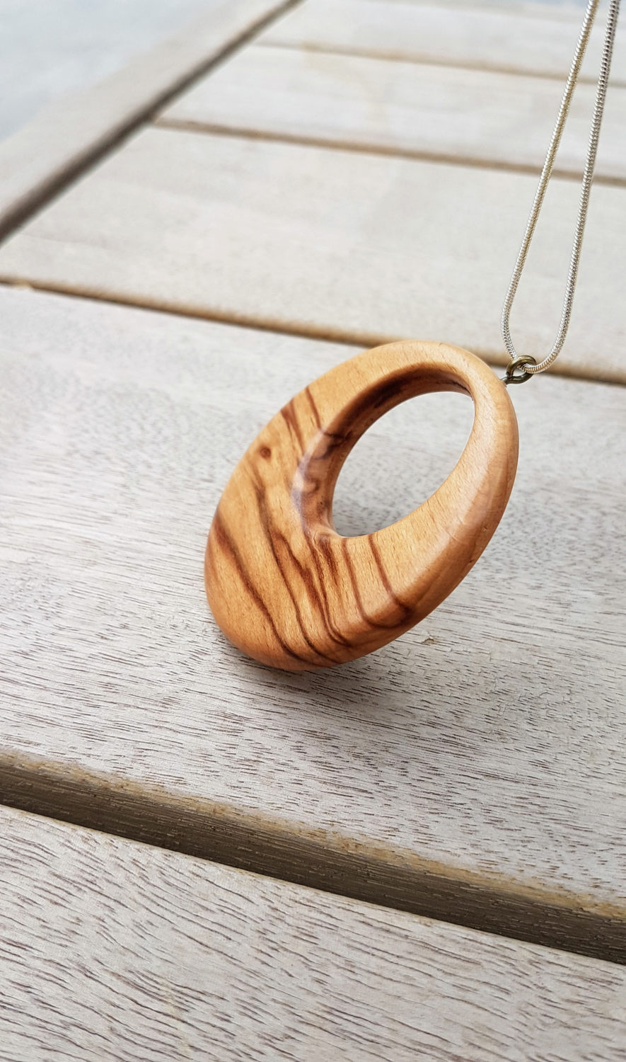 Wood Pendant, Exotic Wood Pendant, Pendant Necklace, Wood Necklace ...