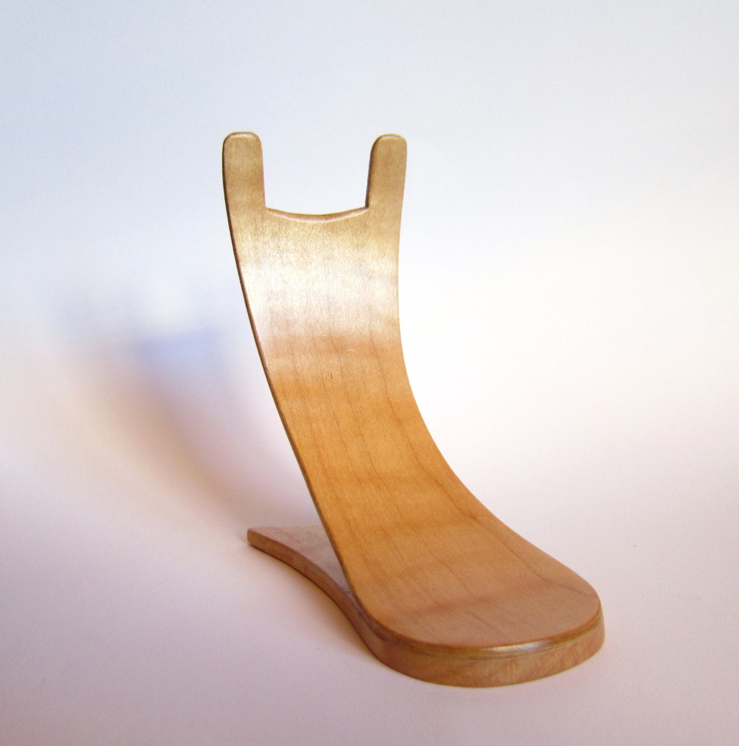 Wood Razor Stand, Tiger Maple Reclaimed Wood Safety Shaving Stand ...