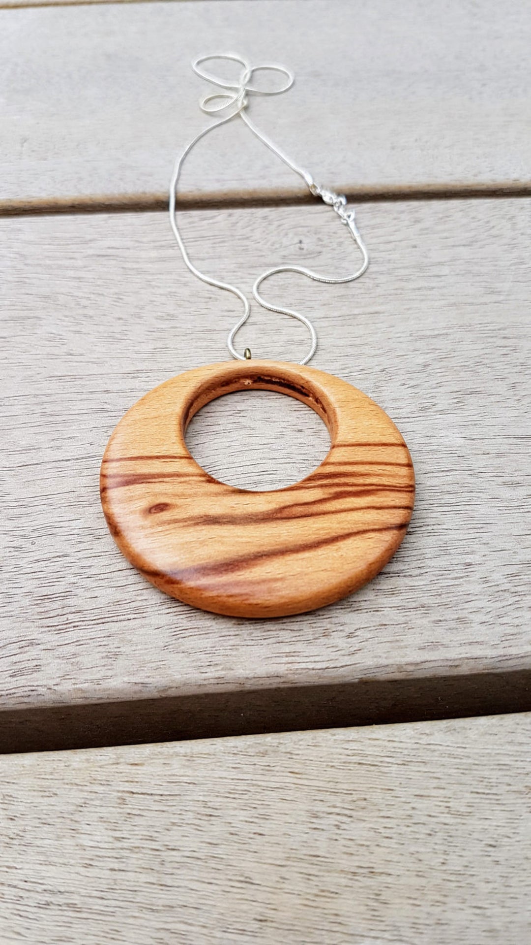 Wood Pendant, Exotic Wood Pendant, Pendant Necklace, Wood Necklace ...