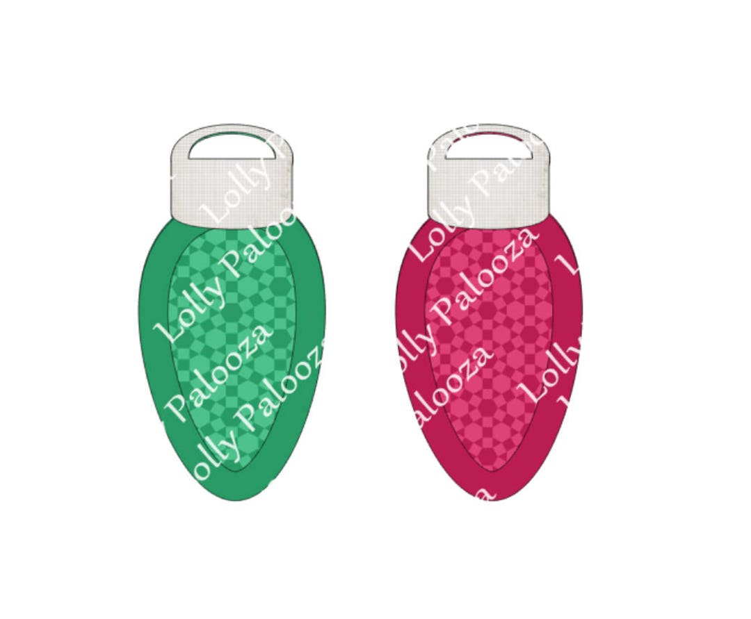 Christmas Light Shaker DIGITAL File. Instant Download. PNG and SVG ...