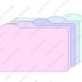 Mini File Folder Digital File. Instant Download. Svg, Pdf Files. No ...
