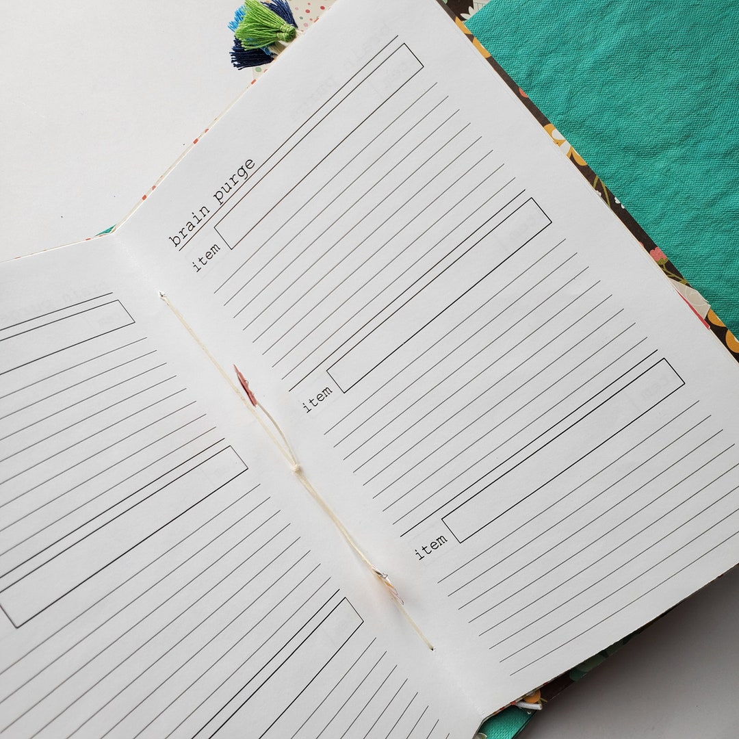 Brain Purge Digital Download. Checklist for Planners, Journals - Etsy