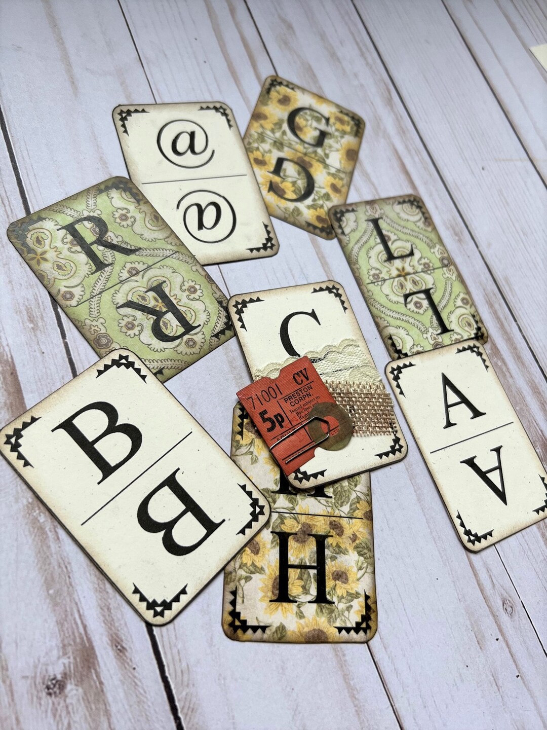 Alpha Cards PDF File. No Physical Shipping - Etsy