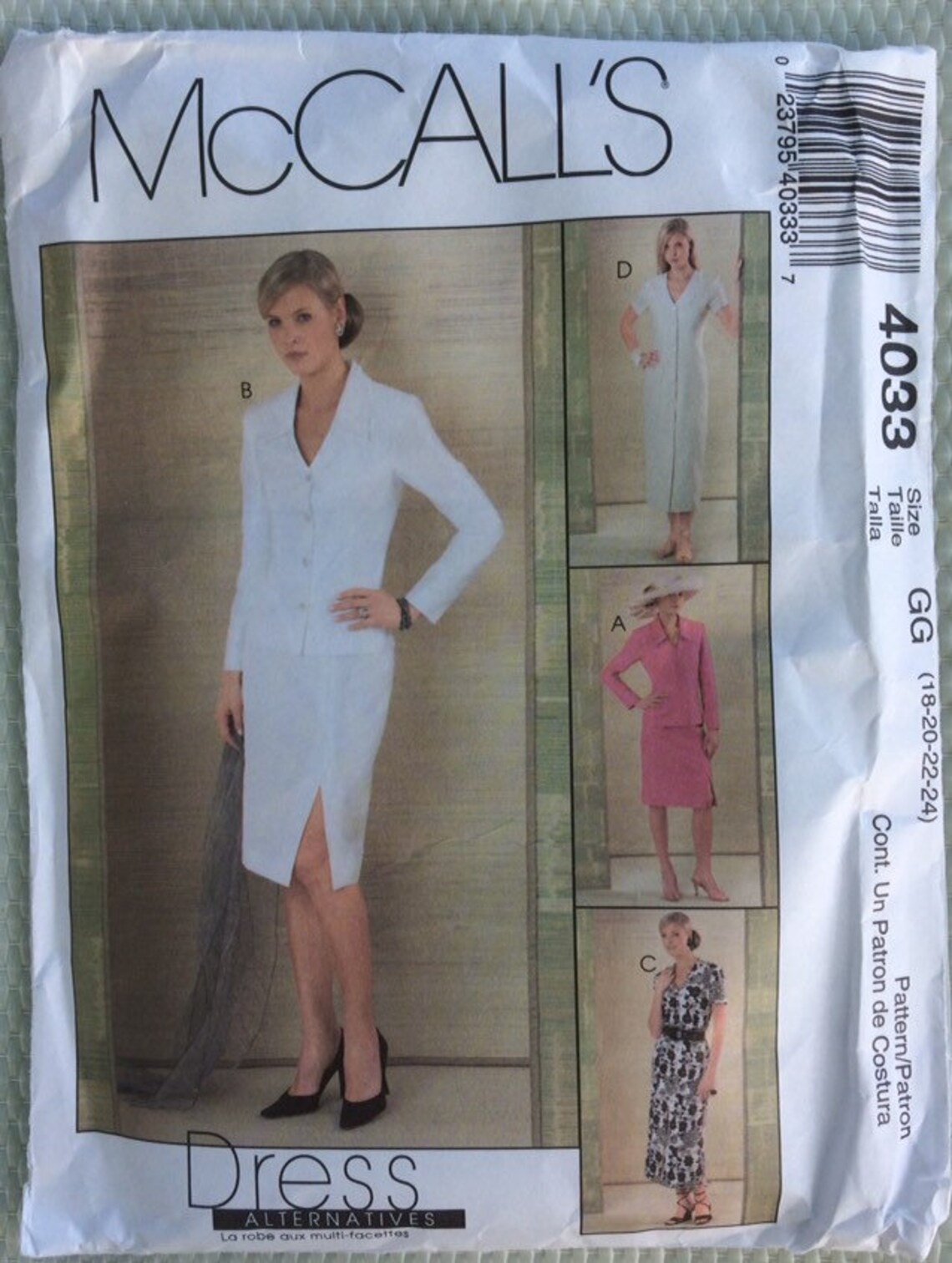 Elegant dress and suit McCalls sewing pattern | Etsy