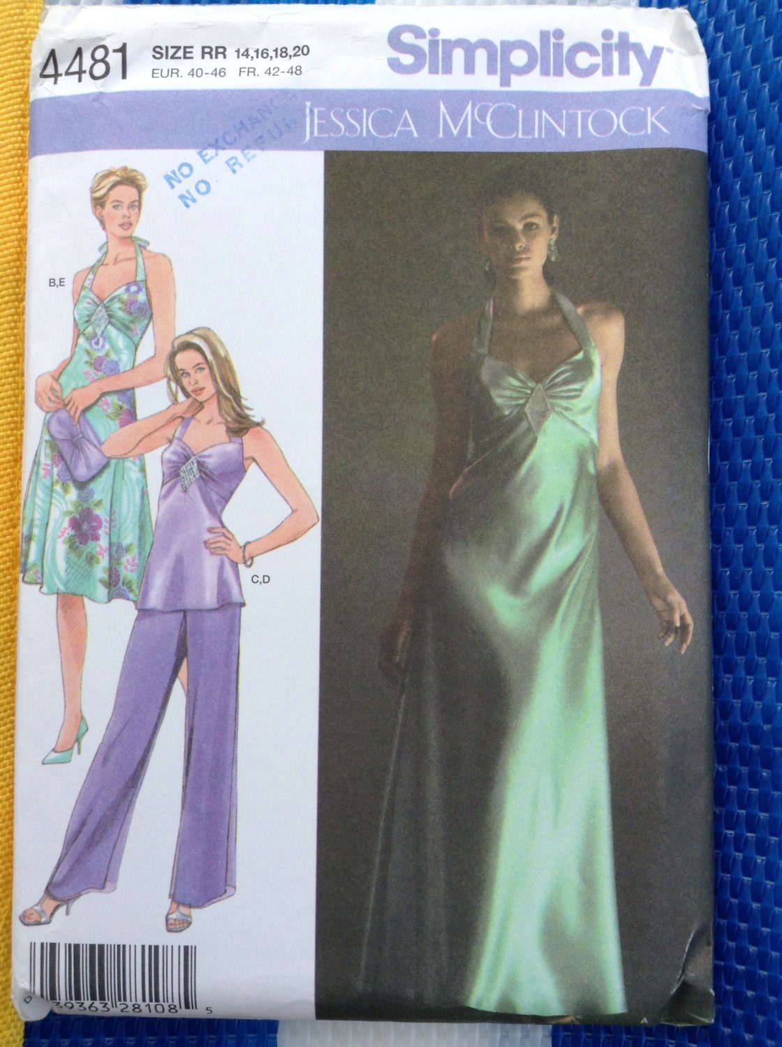 Simplicity Jessica Mcclintock Designer Gown and Variations - Etsy