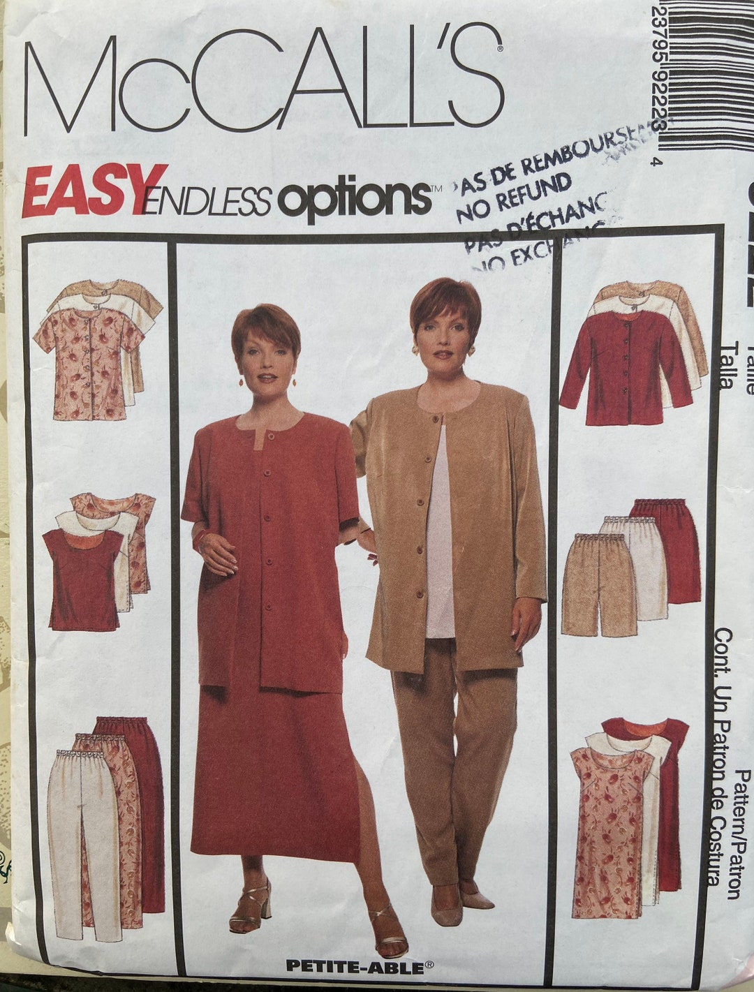 Larger Ladies Endless Options Wardrobe Sewing Pattern - Etsy