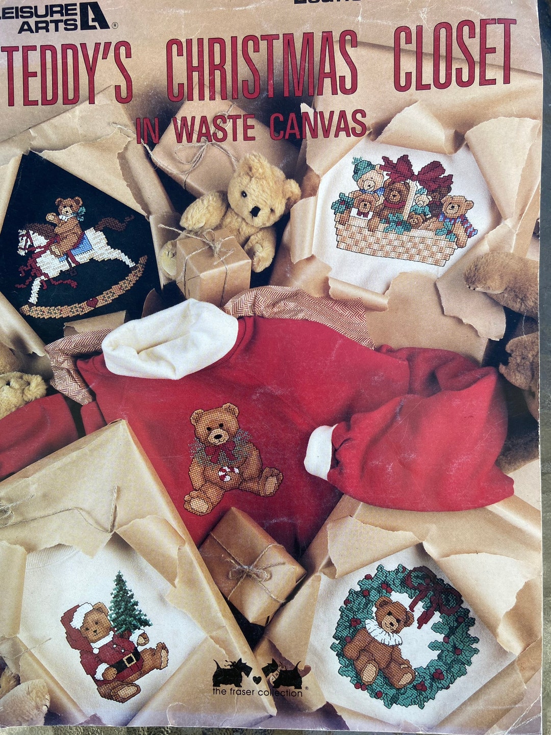 Teddy's Christmas Closet Cross Stitch Projects - Etsy
