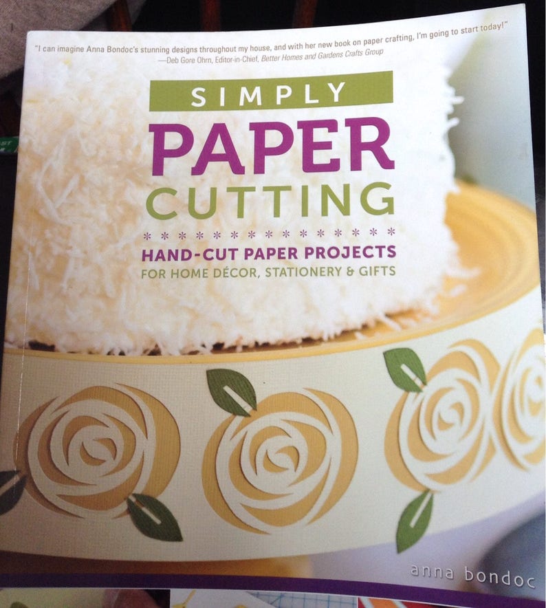Simply Paper Cutting Hand Cut Paper Projects Book - Etsy Canada