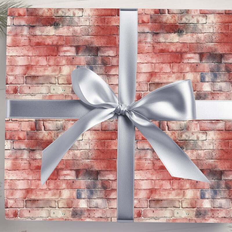 Brick Wrapping Paper - Etsy