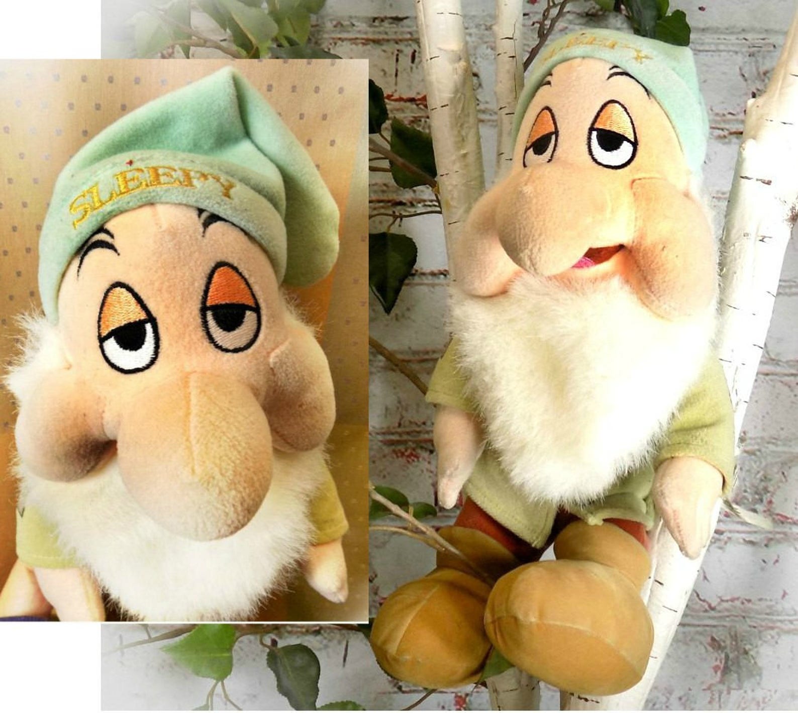 Sleepy Doll, Sleepy Plush Doll Sleepy the Disney Dwarf, Collectible ...