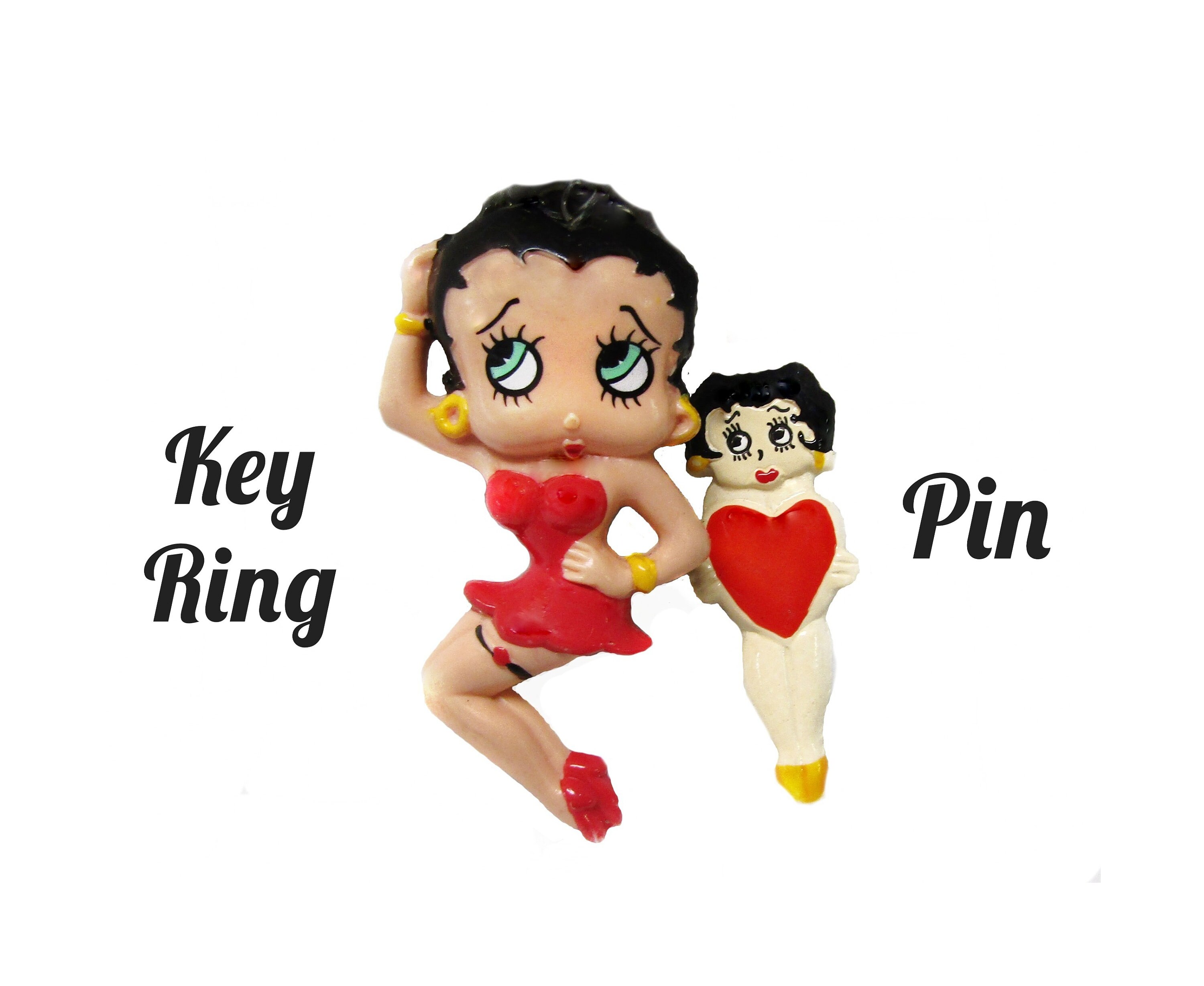 Betty Boop Key Ring Betty Boop Pin betty Boop Memorabilia, Baby Boop ...