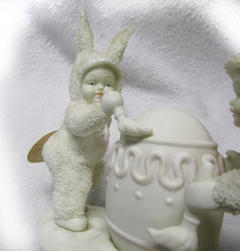 Vintage Snow Bunny Figurines vintage 1998 Department 56 Snowbabies ...