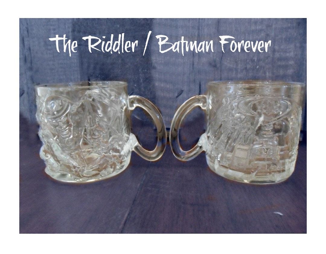 The Riddler Mcdonald Mugs mcdonald Mugs Batman Forever Mugs Promotional ...