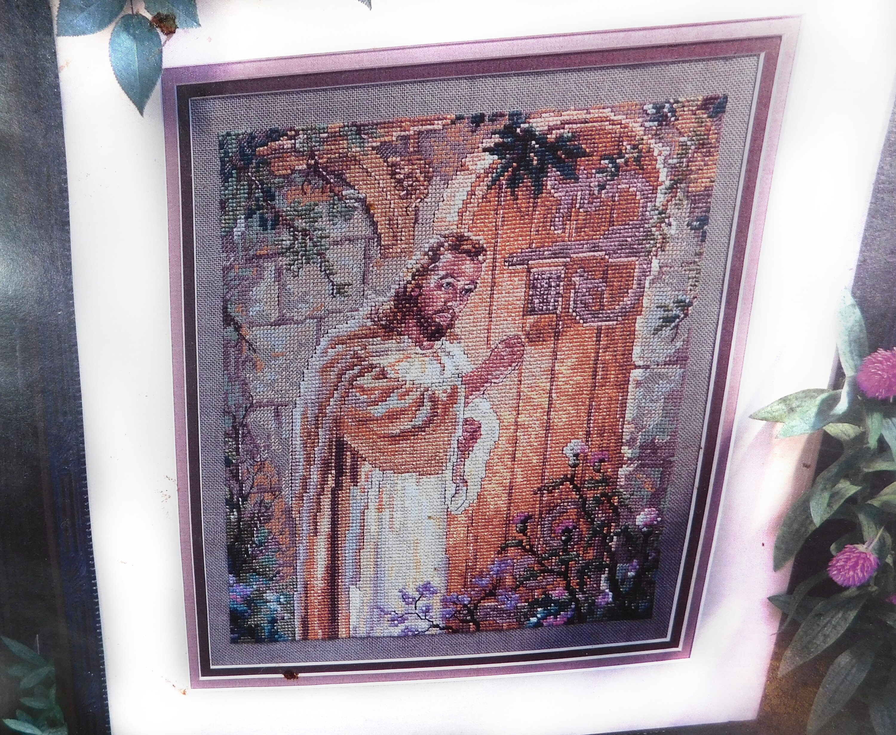 Christ Knocking at Heart's Door Cross Stitch Pattern -cross Stitch ...