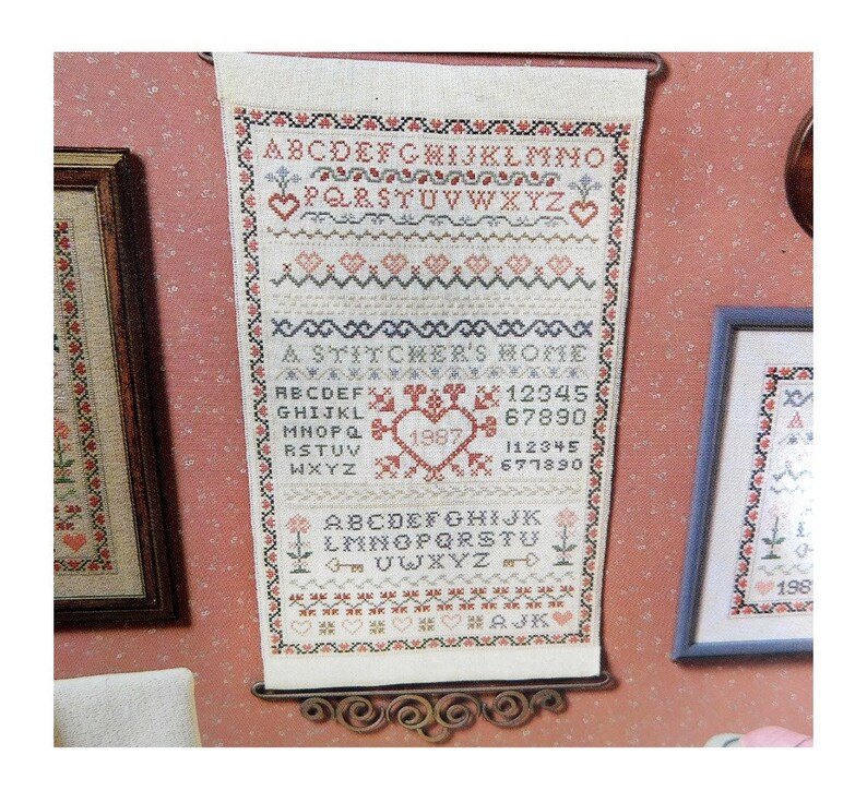 Counted Cross Stitch Leaflet Cross Stitch Sampler Patterns, A B C Cross ... Counted Cross Stitch Leaflet Cross Stitch Sampler Patterns, A B C Cross ...