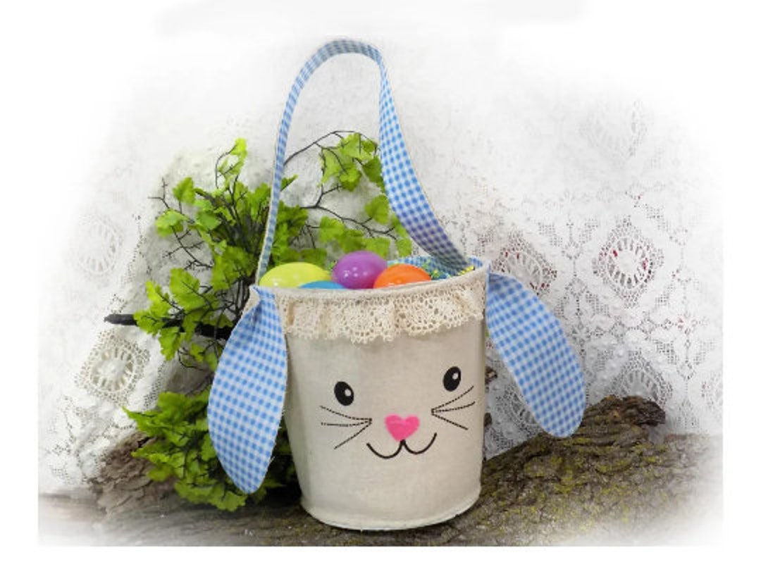 Easter Basket Boy -easter Egg Basket - Easter Egg Hunt Basket - Easter ...